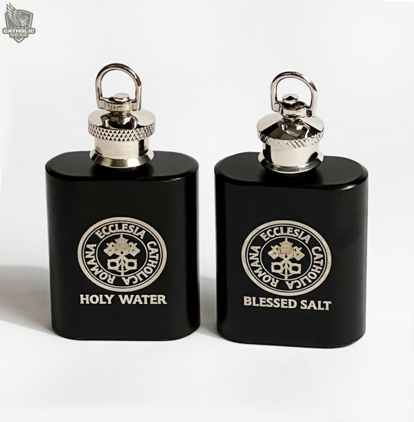 Blessed Salt and Holy Water Flask Pack – Spiritual Essentials - Roman ...