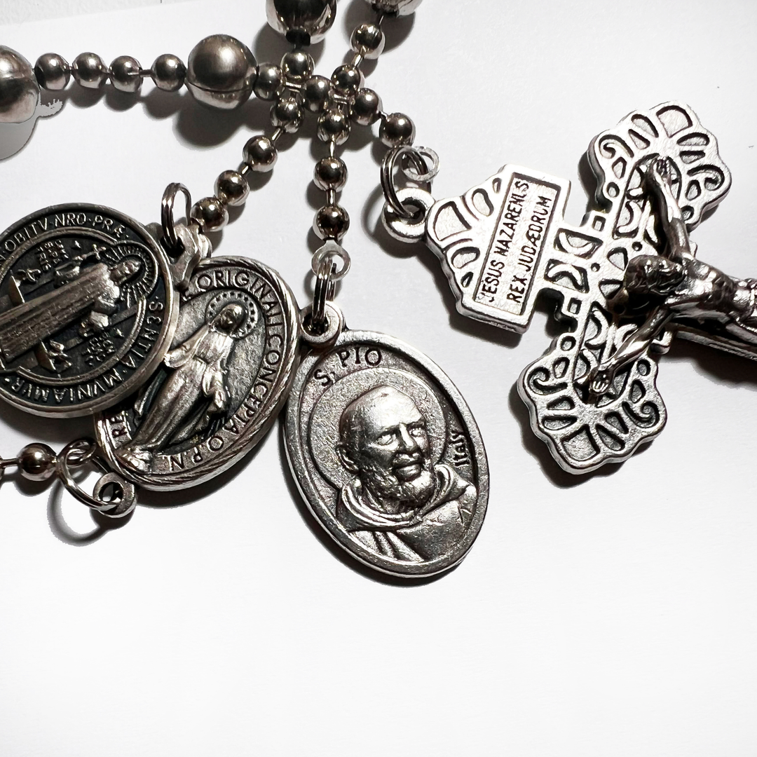 Padre Pio Combat Rosary – Military-Grade Spiritual Gear – Roman ...